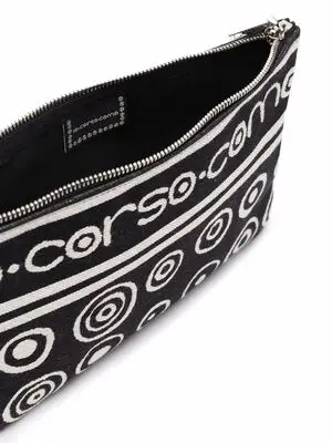 10 CORSO COMO Logo Zipped Clutch