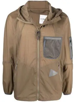 AND WANDER Ripstop Hooded Sport Jacket