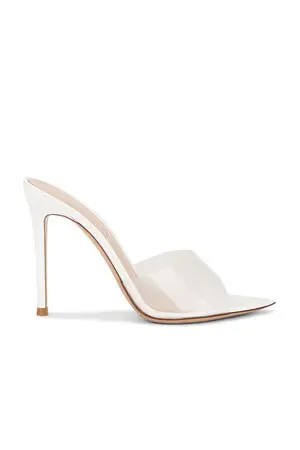 GIANVITO ROSSI Plexi Mules - Transparent White