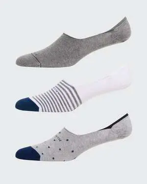 Marcoliani Marcoliani 3-Pack Invisible Socks 005 Mix 5