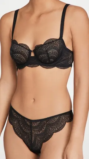 Simone Perele Karma Demi Bra - Black