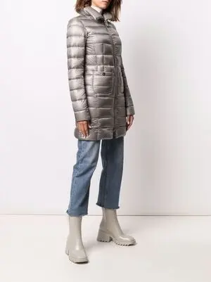 Herno Quilted Zipped Coat
