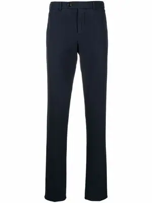 Brunello Cucinelli Mid-rise Slim Chinos - Blue