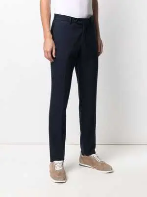 Brunello Cucinelli Mid-rise Slim Chinos - Blue