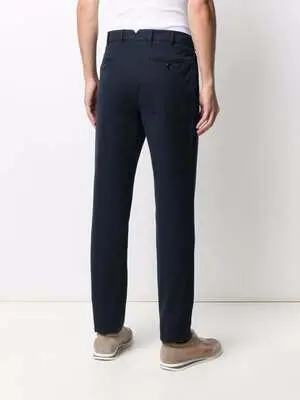 Brunello Cucinelli Mid-rise Slim Chinos - Blue