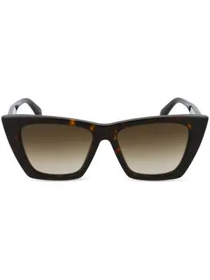 Alexander McQueen Cat-eye Sunglasses - Brown