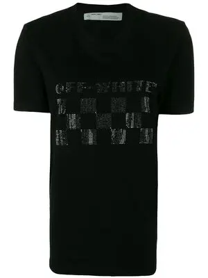 Off-white Embellished T-shirts For Women
