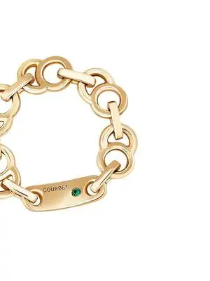 COURBET 18kt Recycled Yellow Celeste Chain Ring - Gold