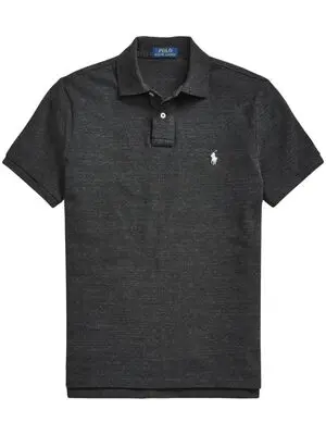 Polo Ralph Lauren Logo-embroidered T-shirt - Grey