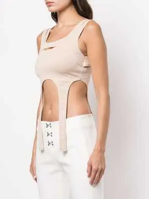 HELIOT EMIL Cropped Vest Top