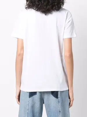 Balmain Flocked Logo T-shirt