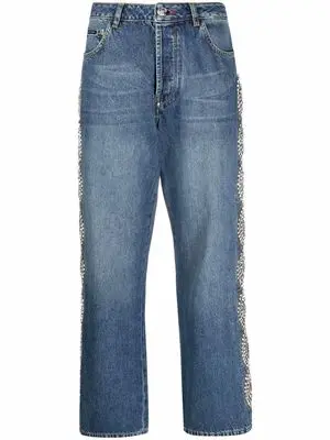 Philipp Plein Wide Leg Jeans For Women