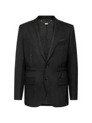 BILLIONAIRE Institutional Single-breasted Blazer - Black