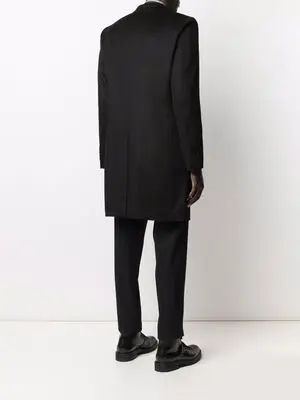 BILLIONAIRE Logo Single-breasted Cashmere Coat