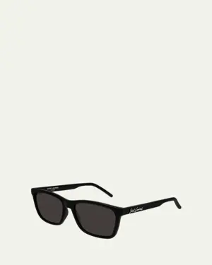 Saint Laurent Saint Laurent Square Injection Sunglasses - Black