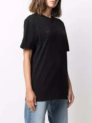 Philipp Plein Embellished Cotton T-shirt - Black