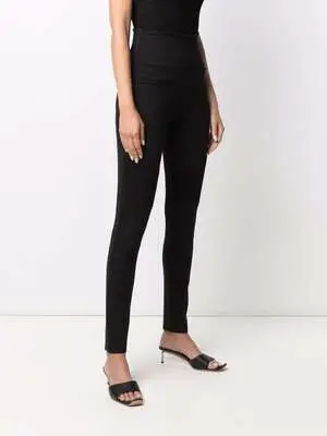 Philipp Plein Ribbed-panel Biker Leggings - Black
