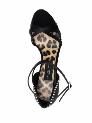 Philipp Plein Crystal-embellished Platform Sandals