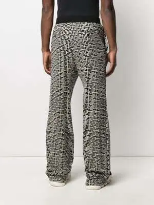 Balmain Monogram-motif Trousers