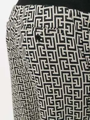 Balmain Monogram-motif Trousers