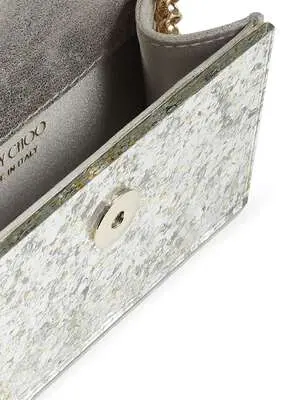JIMMY CHOO Candy Glitter Acrylic Clutch Bag - Grey