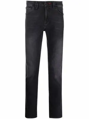 Philipp Plein Carrot-fit Denim Jeans - Grey