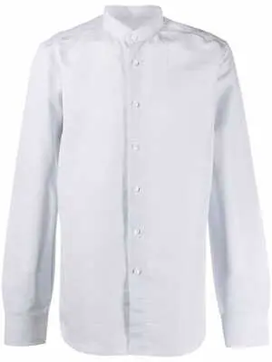 DELL'OGLIO Long-sleeve Collarless Shirt