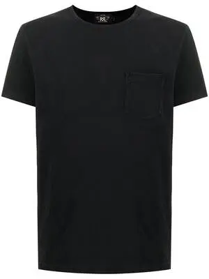 Ralph Lauren Pocket-detail Cotton T-shirt - Black