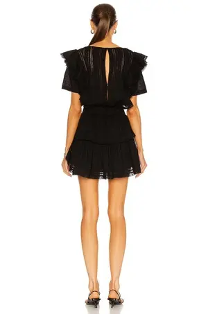 LoveShackFancy Natasha Dress - Black
