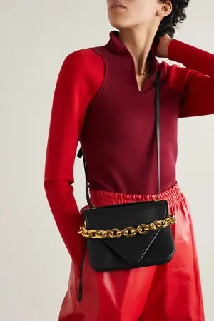 Bottega Veneta Mount Small Leather Shoulder Bag