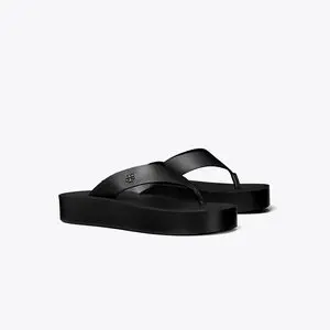Tory Burch Platform Flip-flop - Black/black