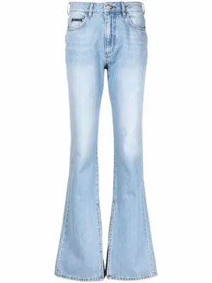 Philipp Plein High-waisted Flared Jeans