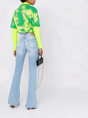 Philipp Plein High-waisted Flared Jeans
