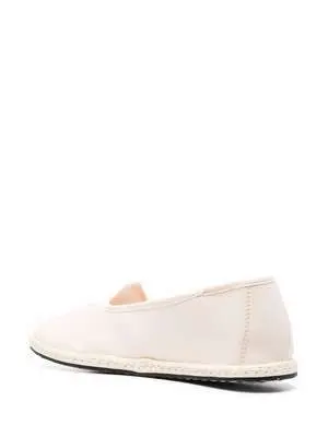 VIBI VENEZIA Grosgrain-trimmed Loafers