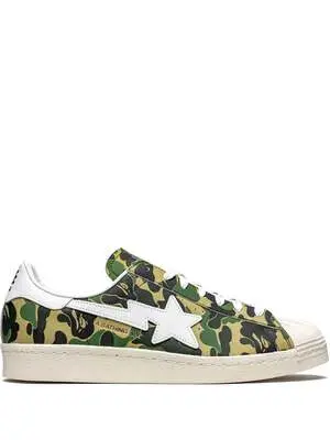 Adidas X Bape Superstar Camo Sneakers