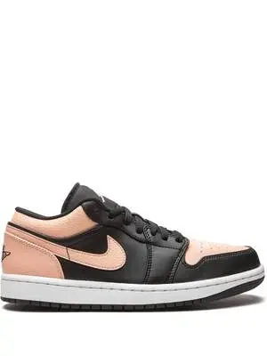 JORDAN Air 1 Low Crimson Tint Sneakers - Black