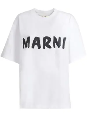 Marni Logo-print T-shirt - White