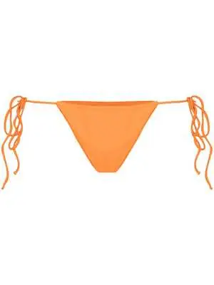 Jade Swim Lana Tie-fastening Bikini Bottoms - Orange