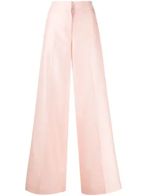 Emilio Pucci Wide-leg High-waisted Trousers - Pink