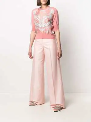 Emilio Pucci Wide-leg High-waisted Trousers