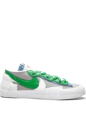 Nike X Sacai Blazer Low Classic Sneakers - Green