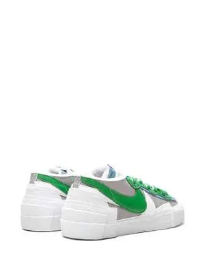 Nike X Sacai Blazer Low Classic Sneakers - Green