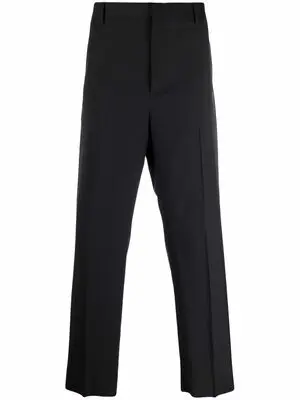 Valentino Garavani Straight-leg Tailored Trousers - Black