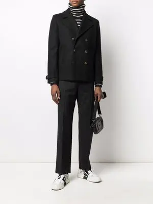 Valentino Garavani Straight-leg Tailored Trousers - Black