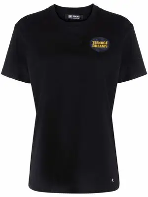 Raf Simons Patch-detail Cotton T-shirt