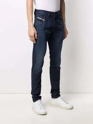 DIESEL® D-strukt Mid-rise Straight-leg Jeans - Blue