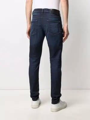 DIESEL® D-strukt Mid-rise Straight-leg Jeans - Blue