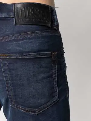 DIESEL® D-strukt Mid-rise Straight-leg Jeans - Blue