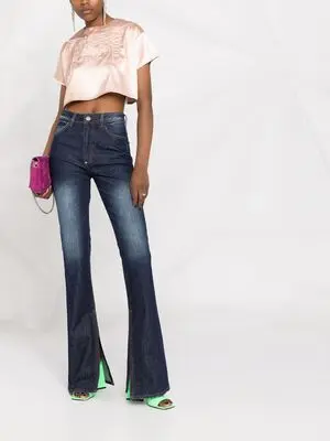 Philipp Plein High-waisted Flared Jeans