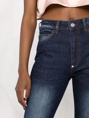 Philipp Plein High-waisted Flared Jeans